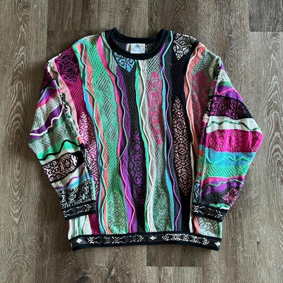 COOGI | Sweaters | Vintage 9s Coogi Australia Knit Sweater Size Medium ...